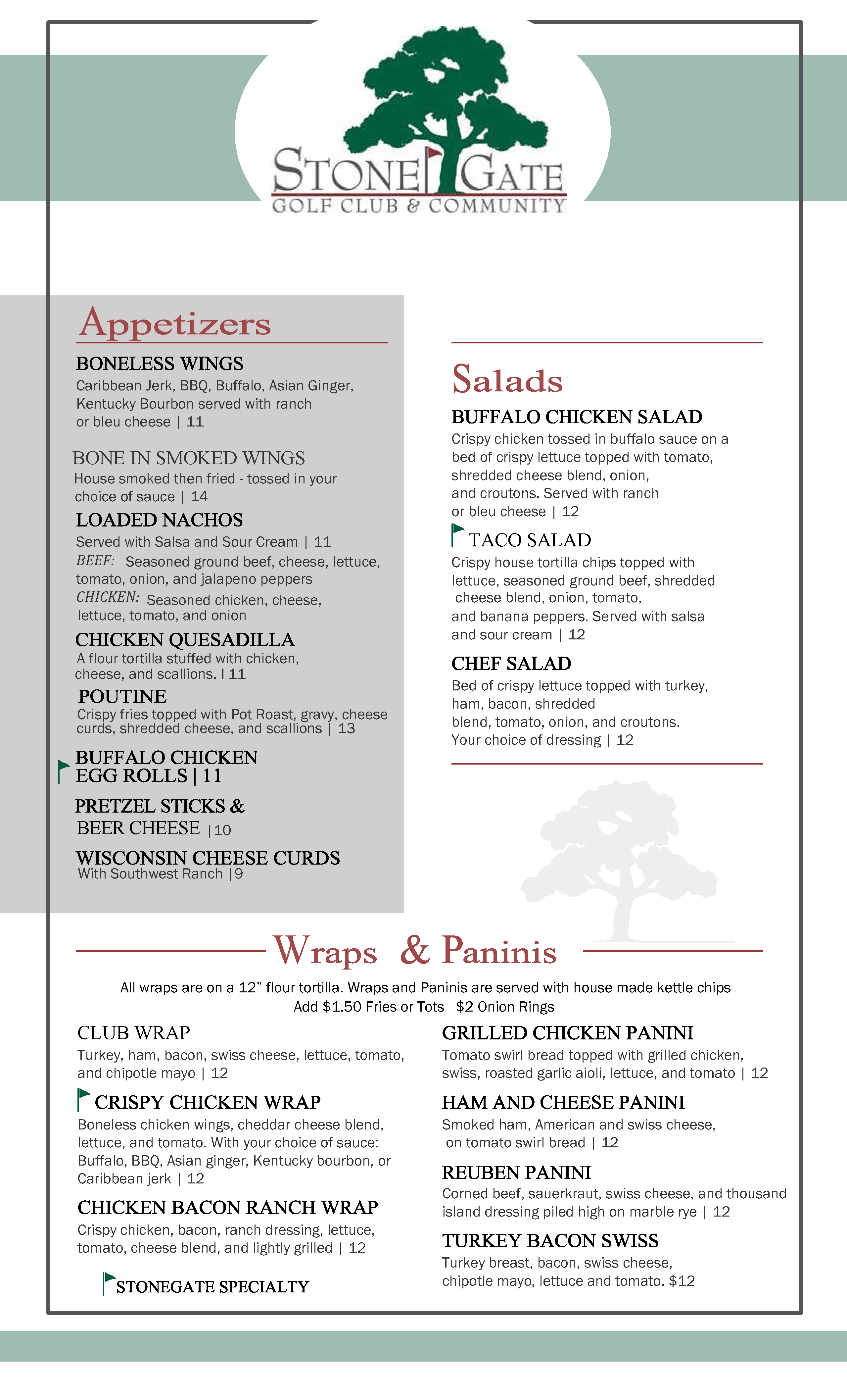 Bar & Grille - Stonegate Golf Club