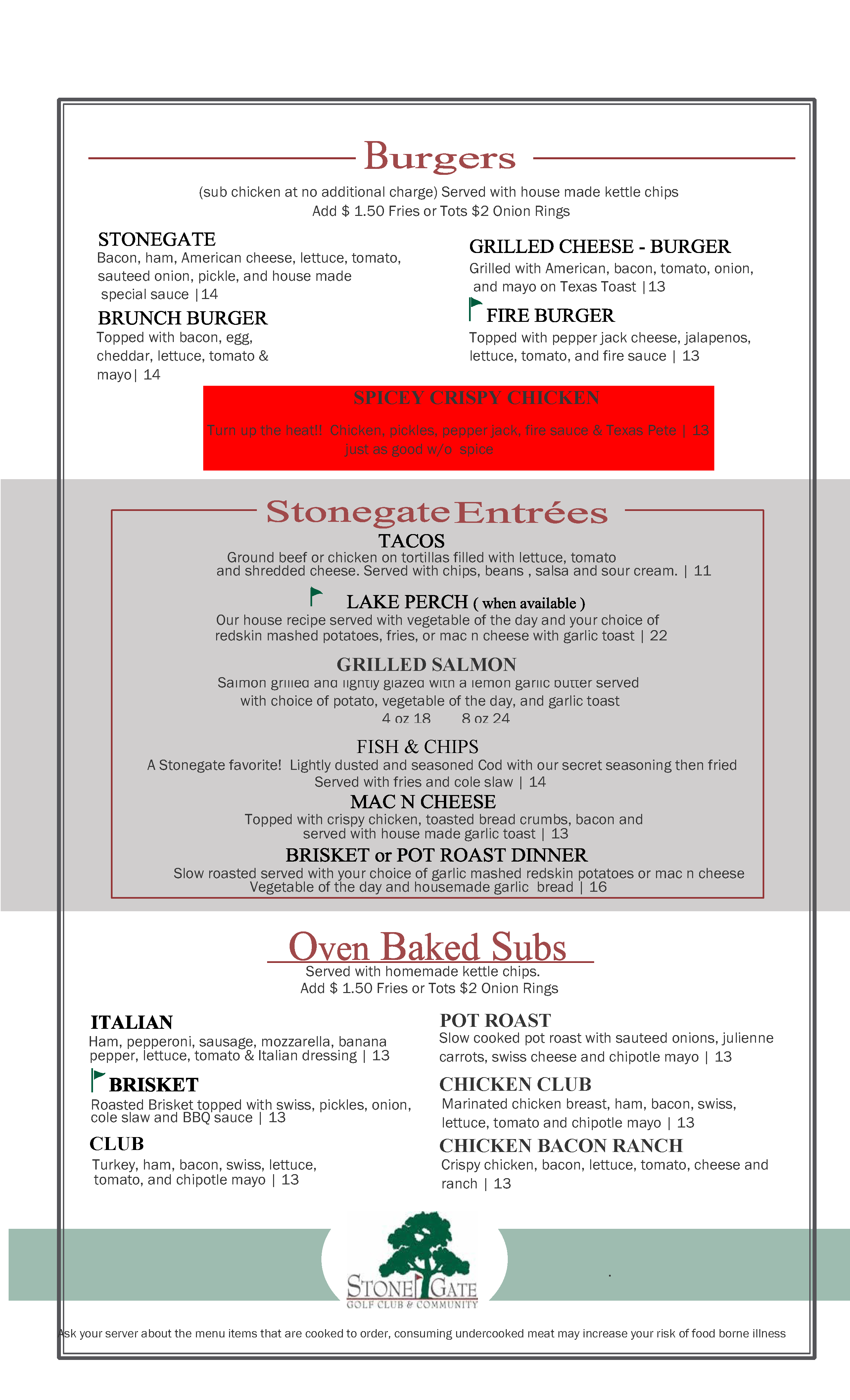 Bar & Grille - Stonegate Golf Club