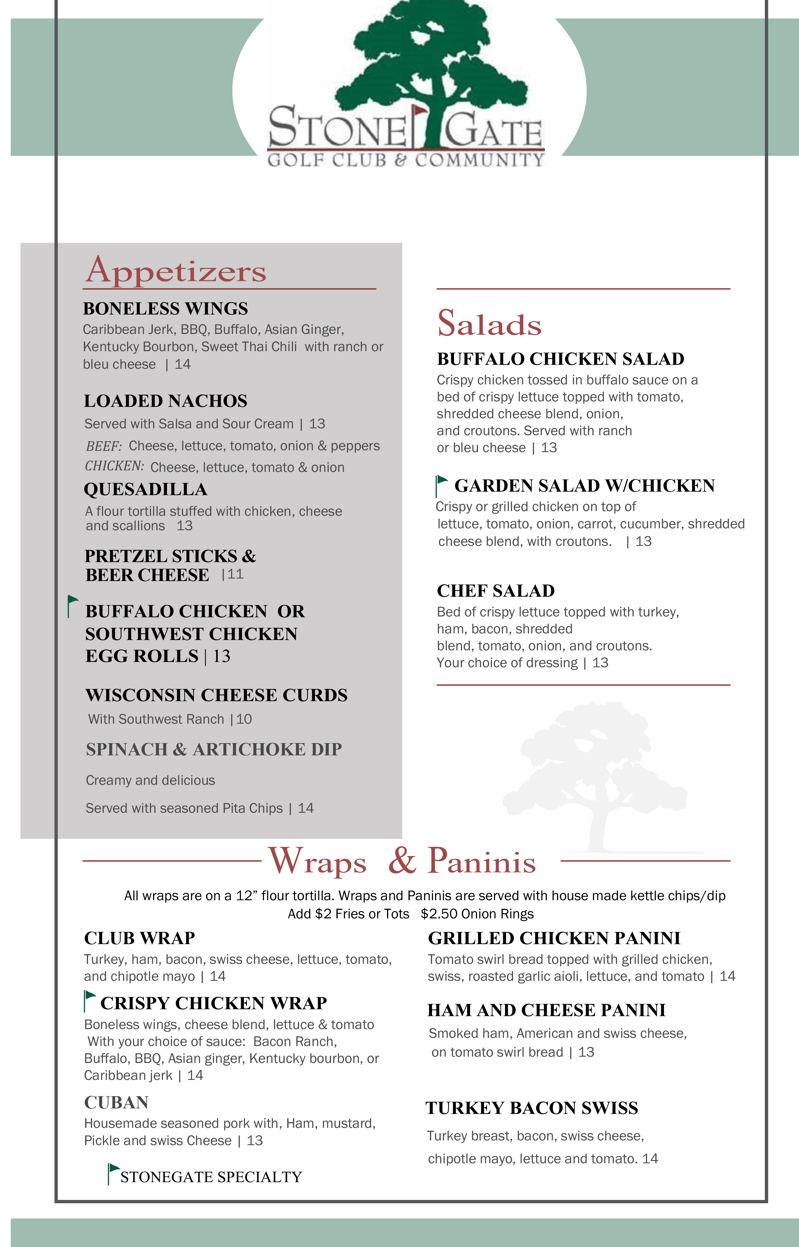 Bar & Grille - Stonegate Golf Club